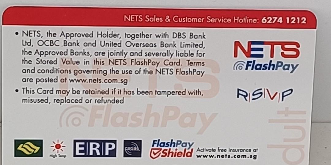 Brand New Sesame Street 50th Anniversary Nets Flashpay Card, Hobbies ...