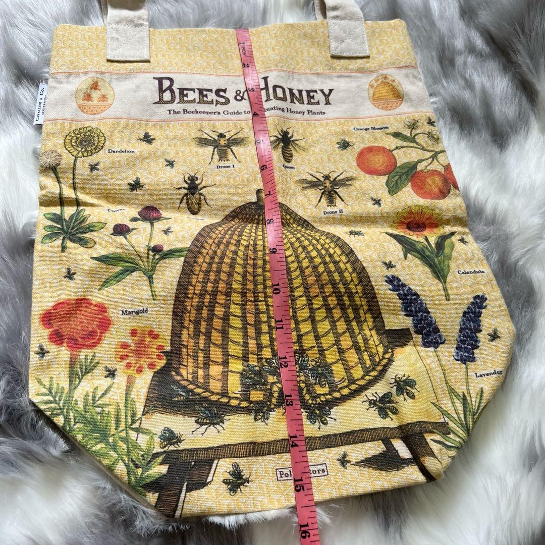 Cavallini & Co Vintage Tote - Yellow Bees & Honey Floral Botanical, Women's Fashion, Bags ...