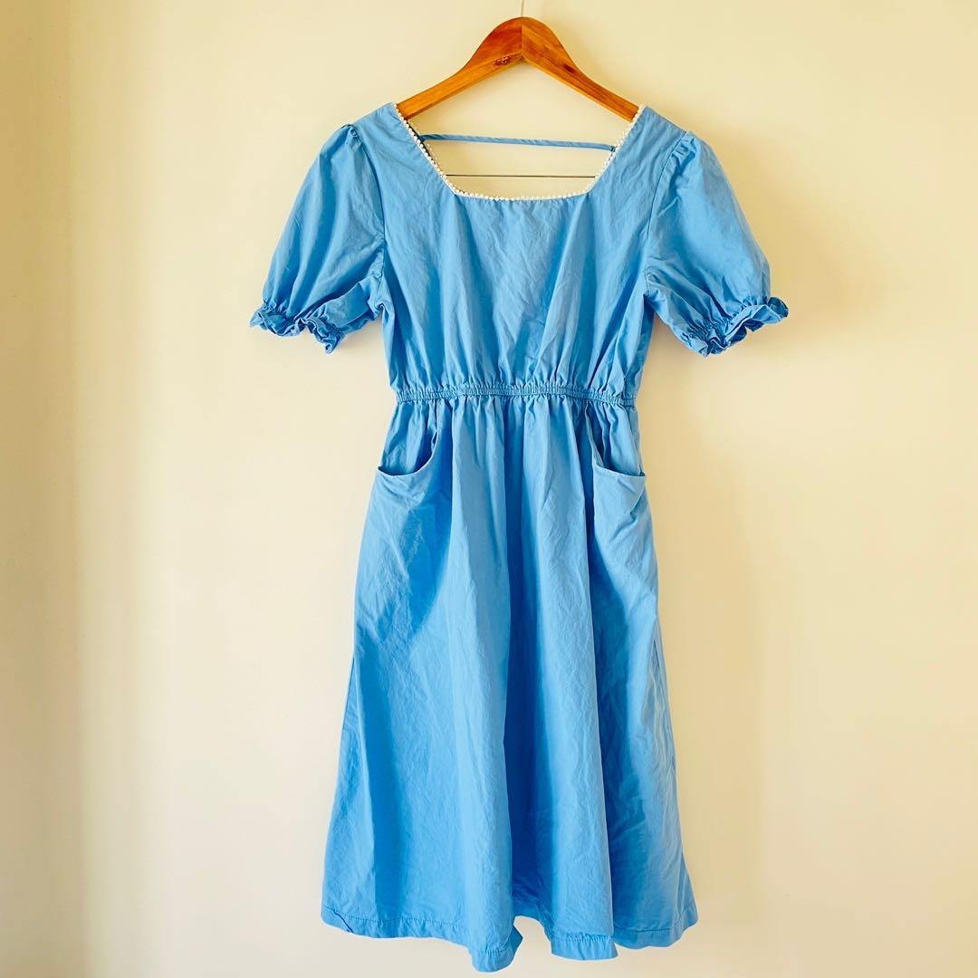 Cerulean Blue Dress D21, Women's Fashion, Dresses & Sets, Dresses on ...