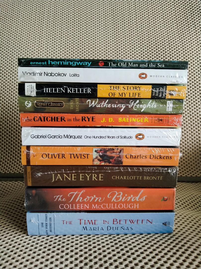[10 Books]Classics/ English Literature: Jane Eyre/The Thorn Birds/The ...