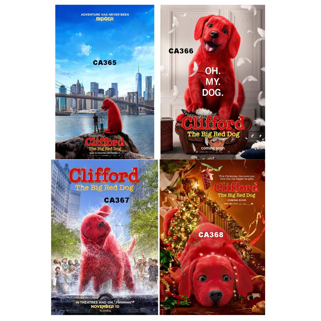 CLIFFORD THE BIG RED DOG (2021) MOVIE POSTERS (PART 1), Hobbies & Toys ...
