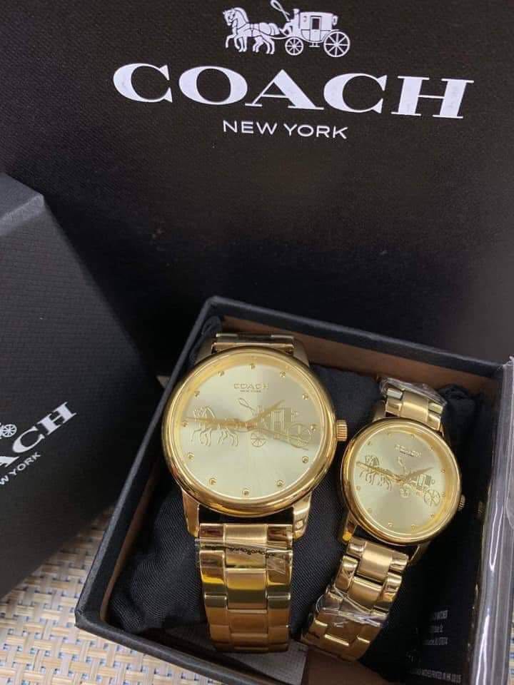 COACH COUPLE WATCH, Women's Fashion, Watches & Accessories, Watches on ...
