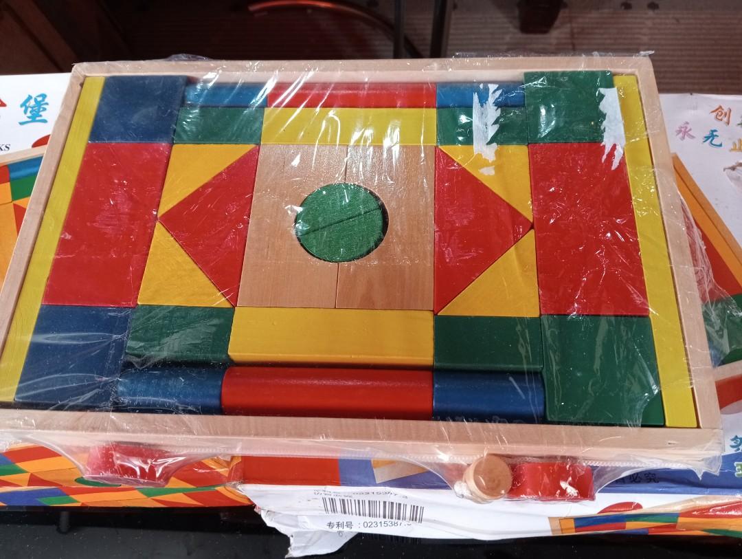 Colored wooden blocks japan surpluz, Hobbies & Toys, Toys & Games on ...