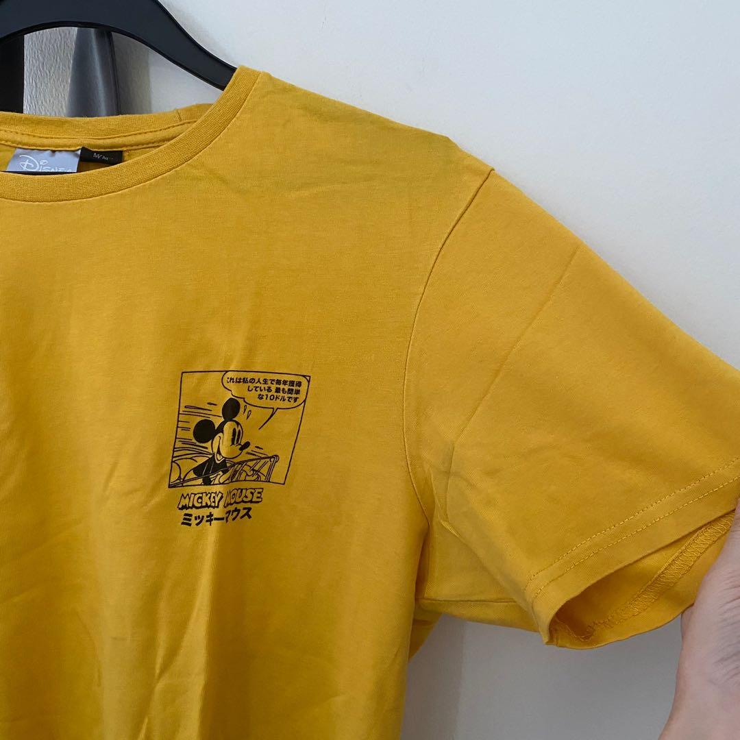 Cotton On Tshirt Mickey Mouse / Kaos Mickey Mouse warna Kuning, Fesyen ...