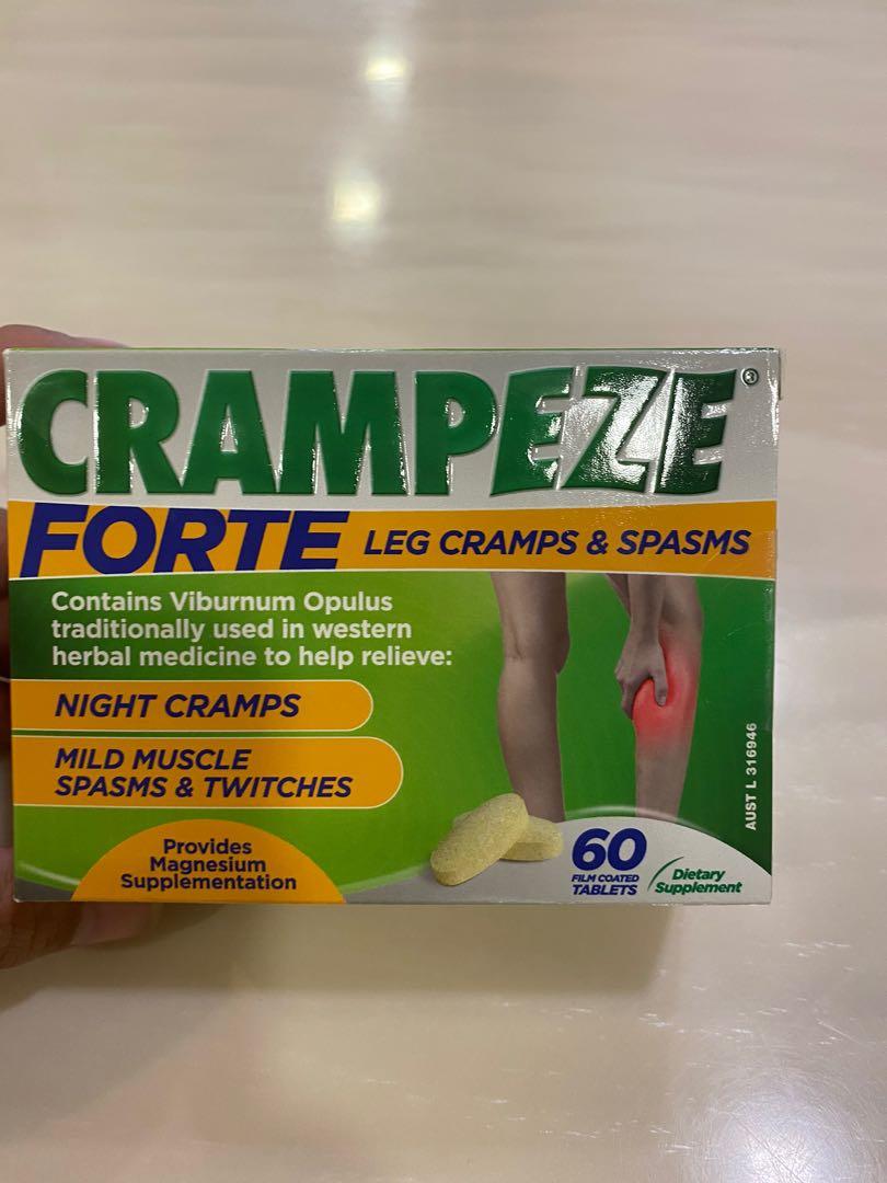 Crampeze Forte for Night Cramps & muscle spasms, Health & Nutrition ...