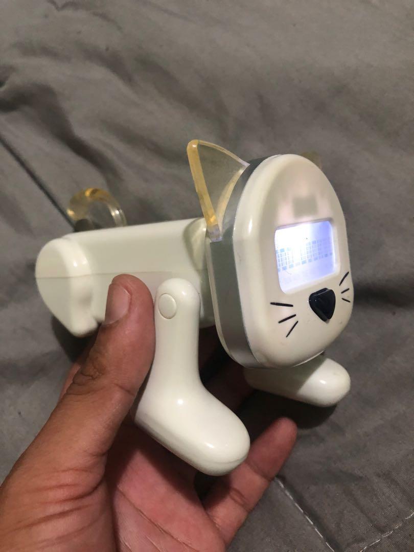 Cute robo neko cat desk alarm clock, Furniture & Home Living, Home ...