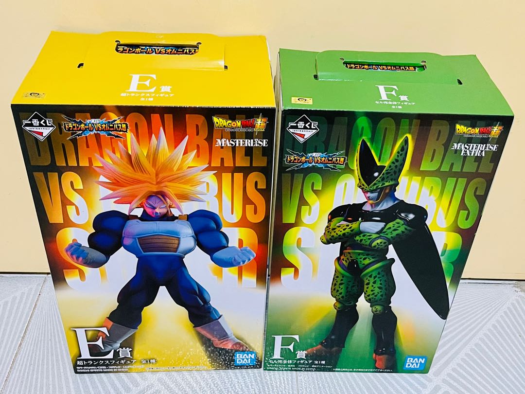 日版龍珠一番賞杜拉格斯斯路完全體日版金證Dragon Ball Z ichibansho Tunks & Cell, 興趣及遊戲, 玩具 ...