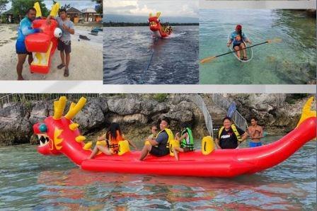 Dragon Boat 5 Persons Inflatable Water Sports, Sports Equipment, Sports ...