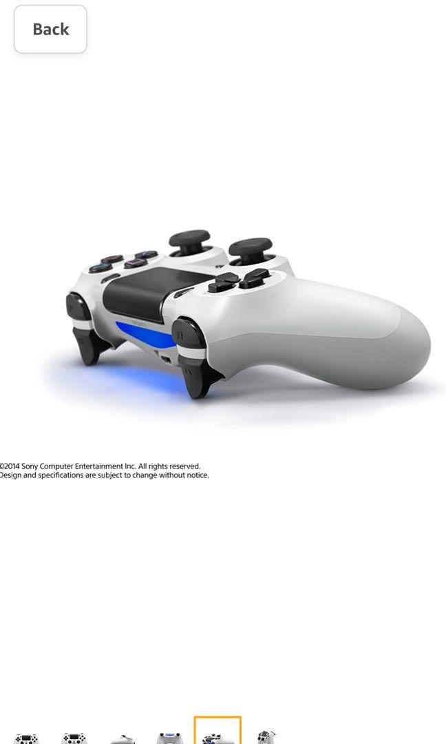 Ps4 Controller Sony Renewed PS4 DualShock 4 Controller (Glacier White ...