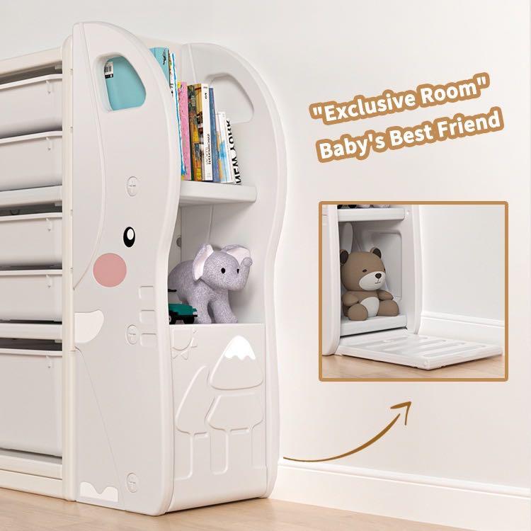 Elephant Toy Storage & Children Cabinet, Furniture & Home Living ...