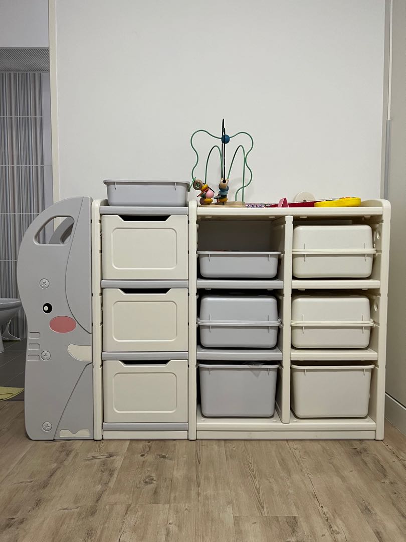 Elephant Toy Storage & Children Cabinet, Furniture & Home Living ...