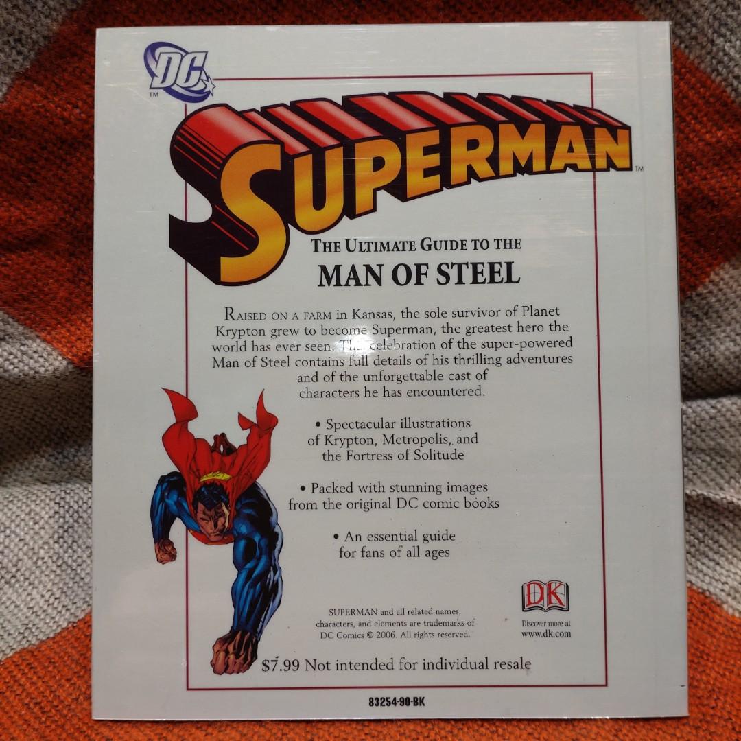 English book. Superman: The Ultimate Guide to the Man of Steel ...