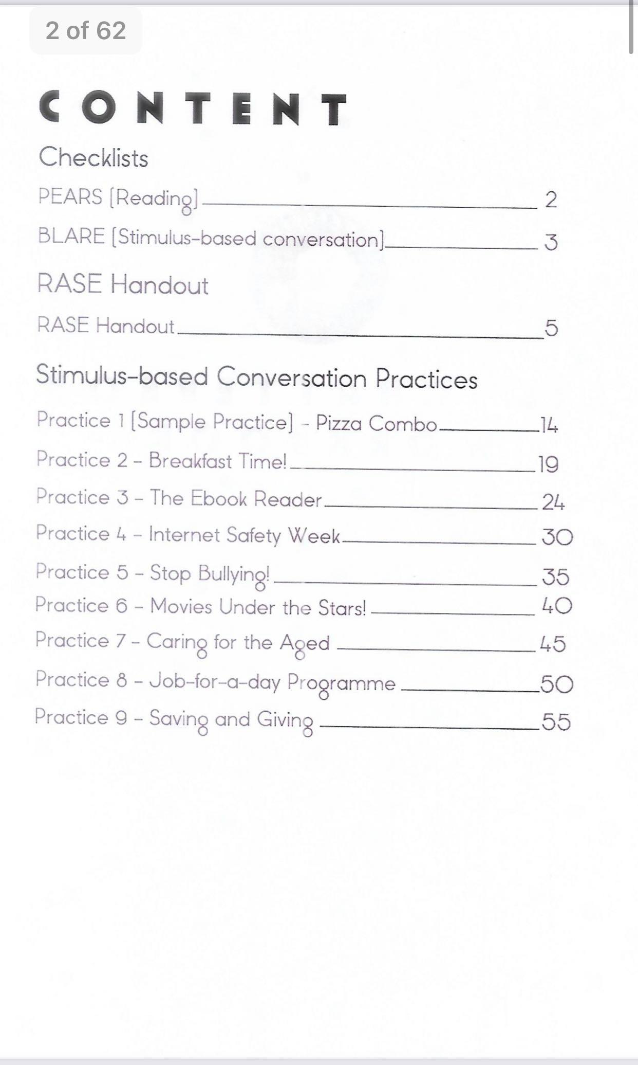 English oral notes, Hobbies & Toys, Books & Magazines, Assessment Books ...
