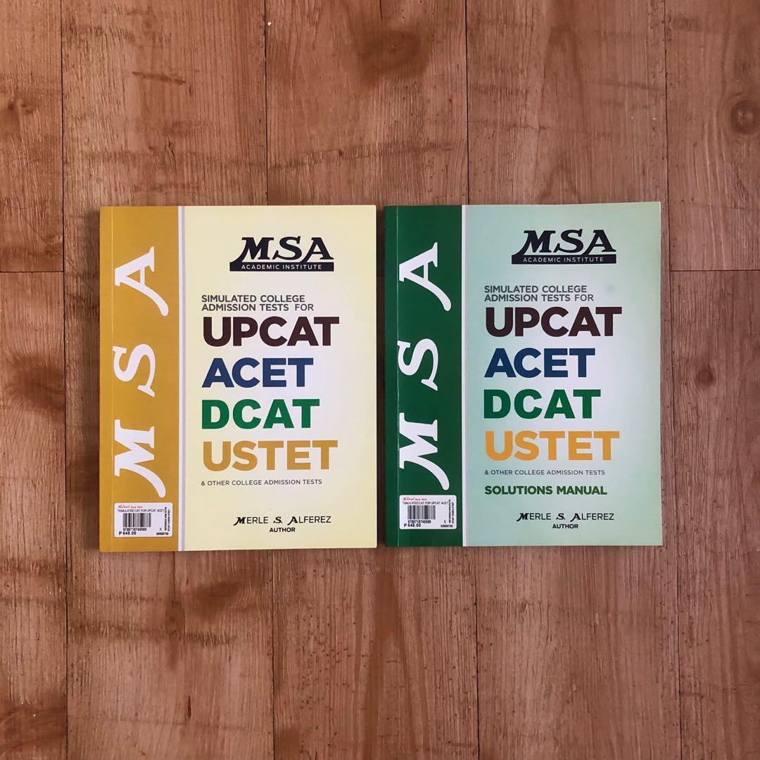UPCAT, ACET, DCAT, USTET Entrance exam reviewers, Hobbies & Toys, Books ... UPCAT, ACET, DCAT, USTET Entrance exam reviewers, Hobbies & Toys, Books ...