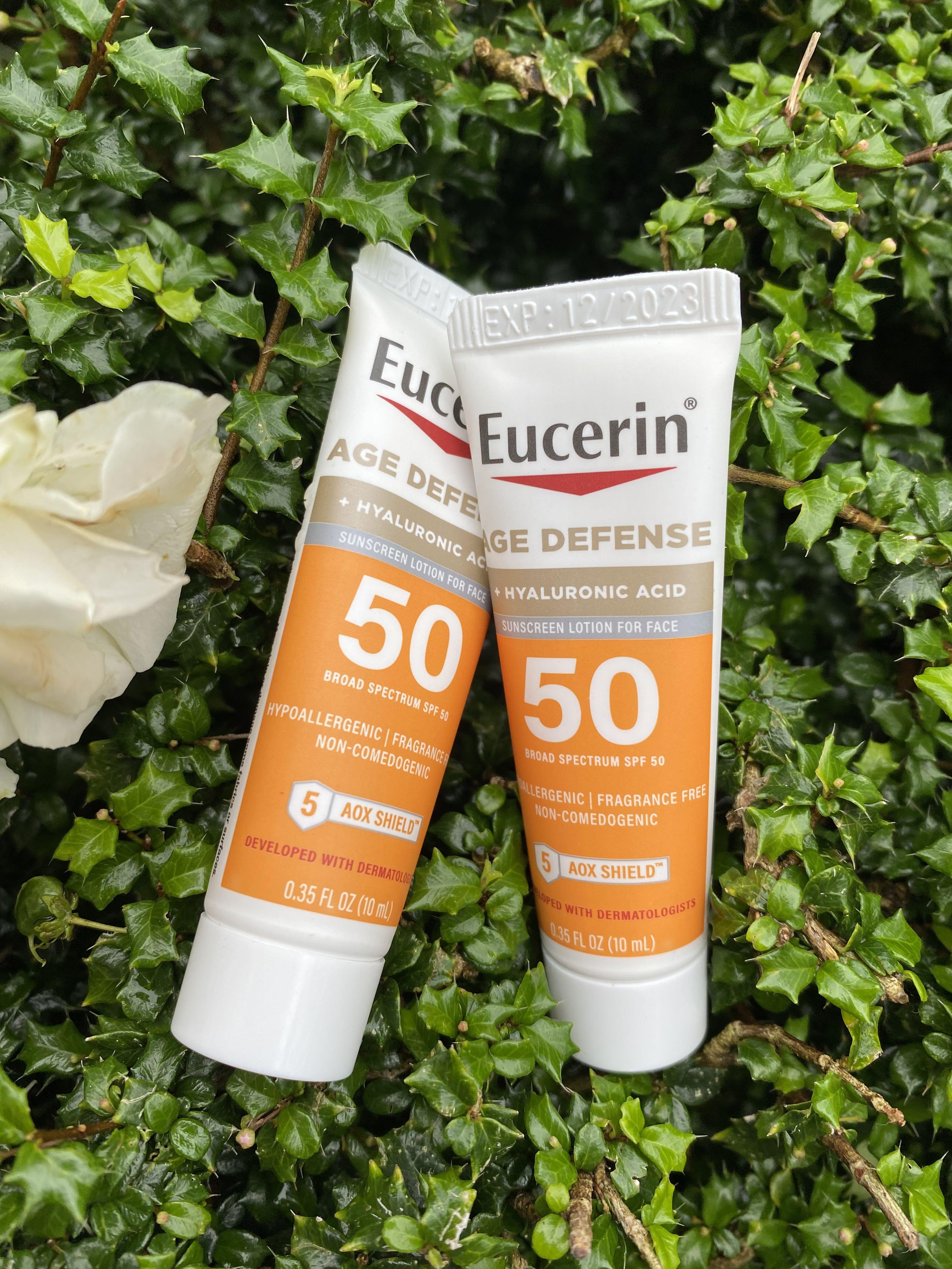 Eucerin Sun Age Defense SPF 50, Beauty & Personal Care, Face, Face Care ...