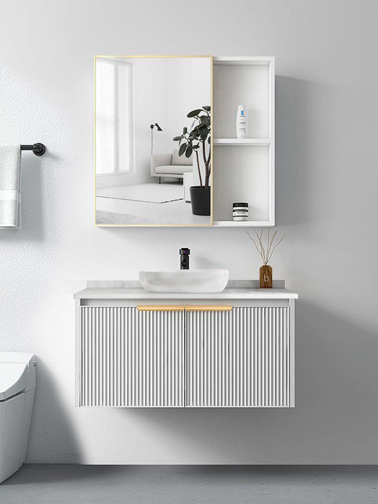EXCLUSIVE Basin Cabinet + Basin + Tap + Mirror Cabinet With ...