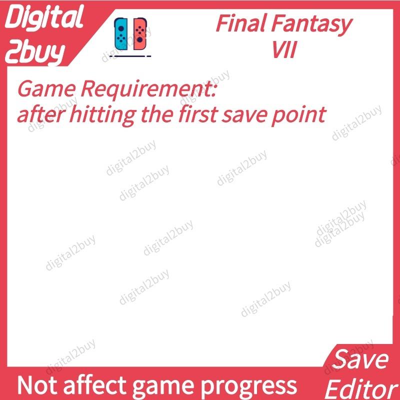 Final Fantasy VII Save Editor FF7 Save Modding, Video Gaming, Video ...