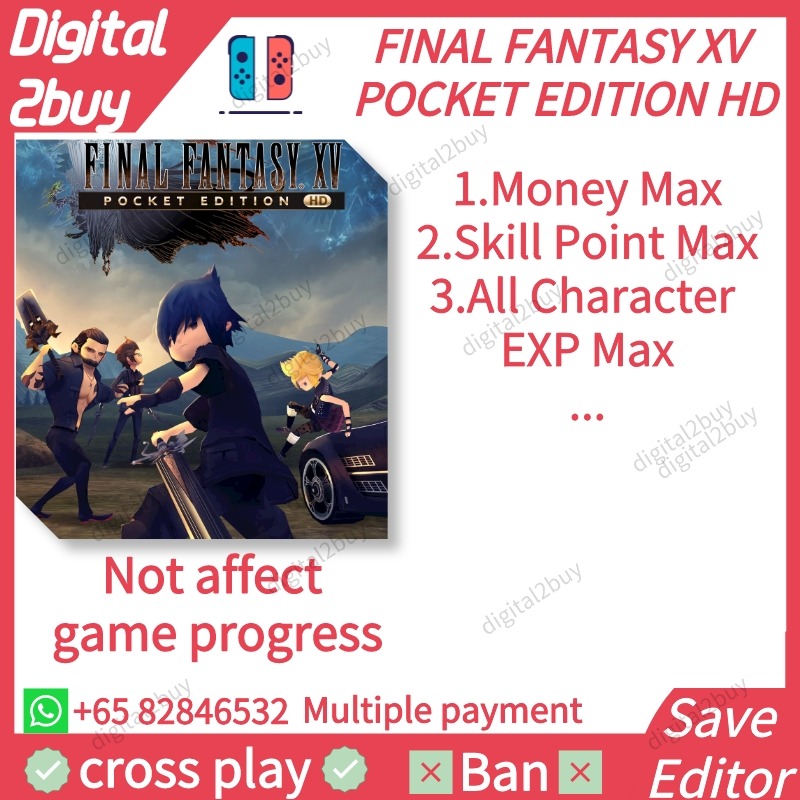 FINAL FANTASY XV POCKET EDITION HD Save Editor FF15 Save Modding, Video ...