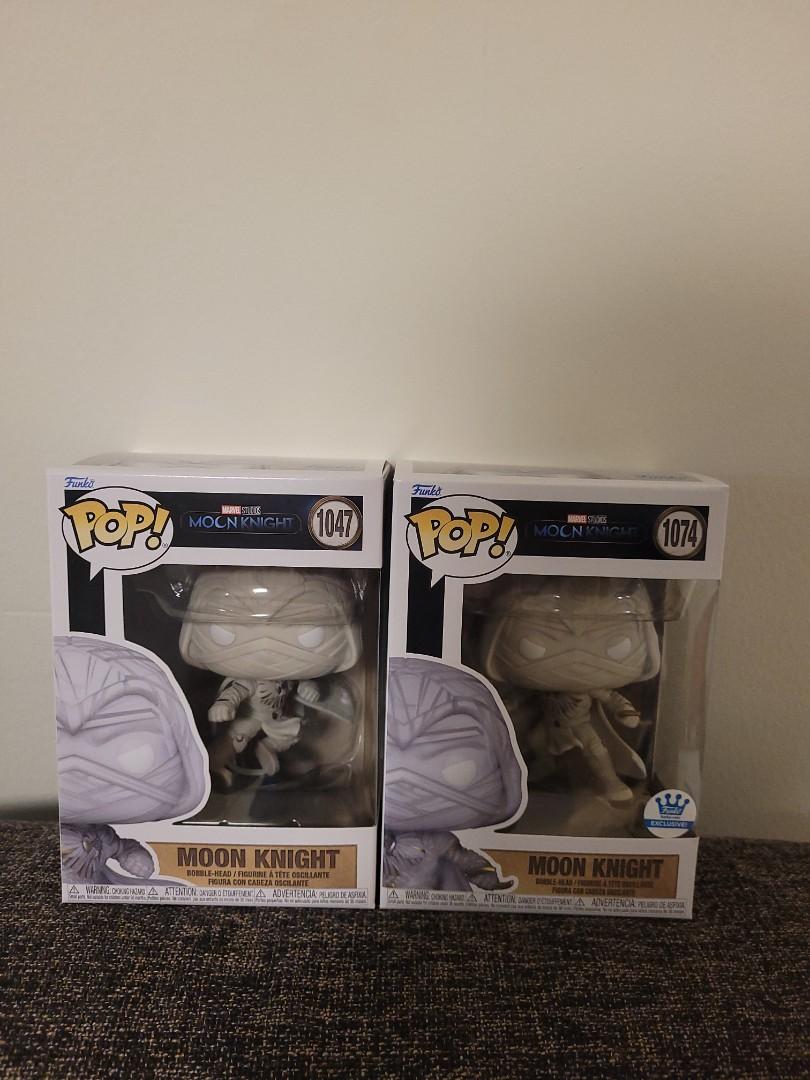 Funko Pop Moon Knight Set (Normal + Holding Weapon Funko Exclusive ...