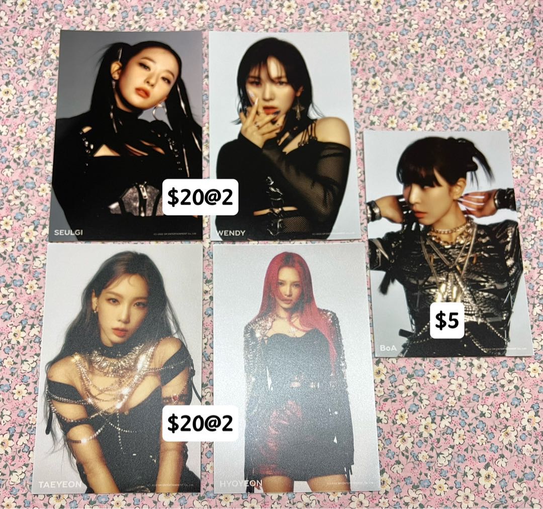 GOT the beat step back, 4×6 photo, Taeyeon, Hyoyeon, Seulgi, Wendy, Boy ...