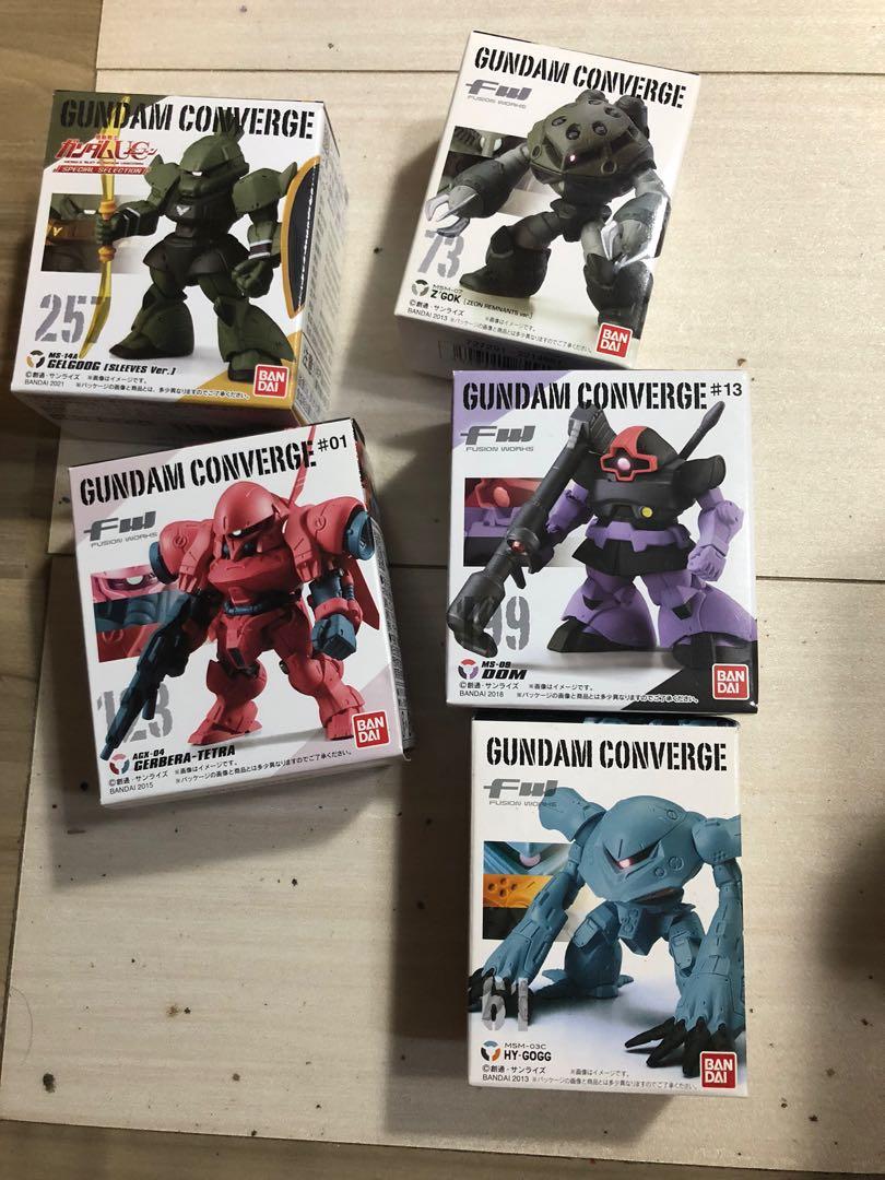 Gundam converge zeon figures, Hobbies & Toys, Toys & Games on Carousell