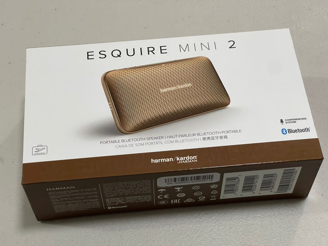 Harman Kardon Esquire Mini 2 Ultra-Slim and Portable Premium Bluetooth ...