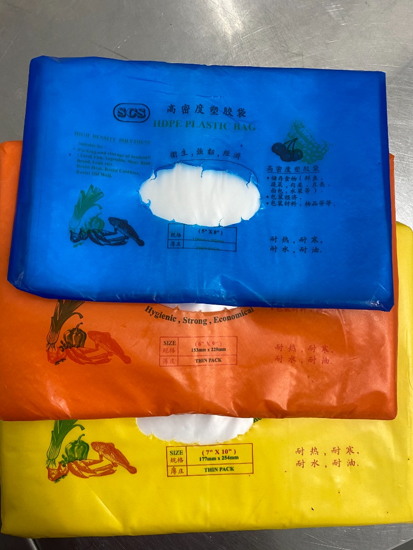 HDPE Plastics and styrofoam food packaging, Food & Drinks, Packaged ...