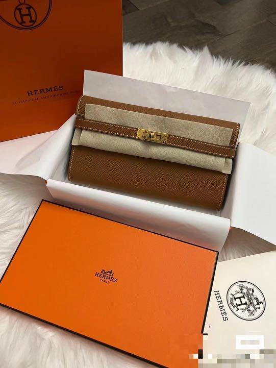 hermes Kelly Classic Wallet,Ghw, Women's Fashion, Bags & Wallets ...