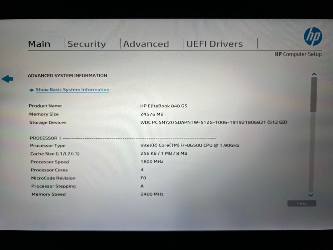 High spec HP Elitebook 840 G5 i7 with touch screen, Computers & Tech ...