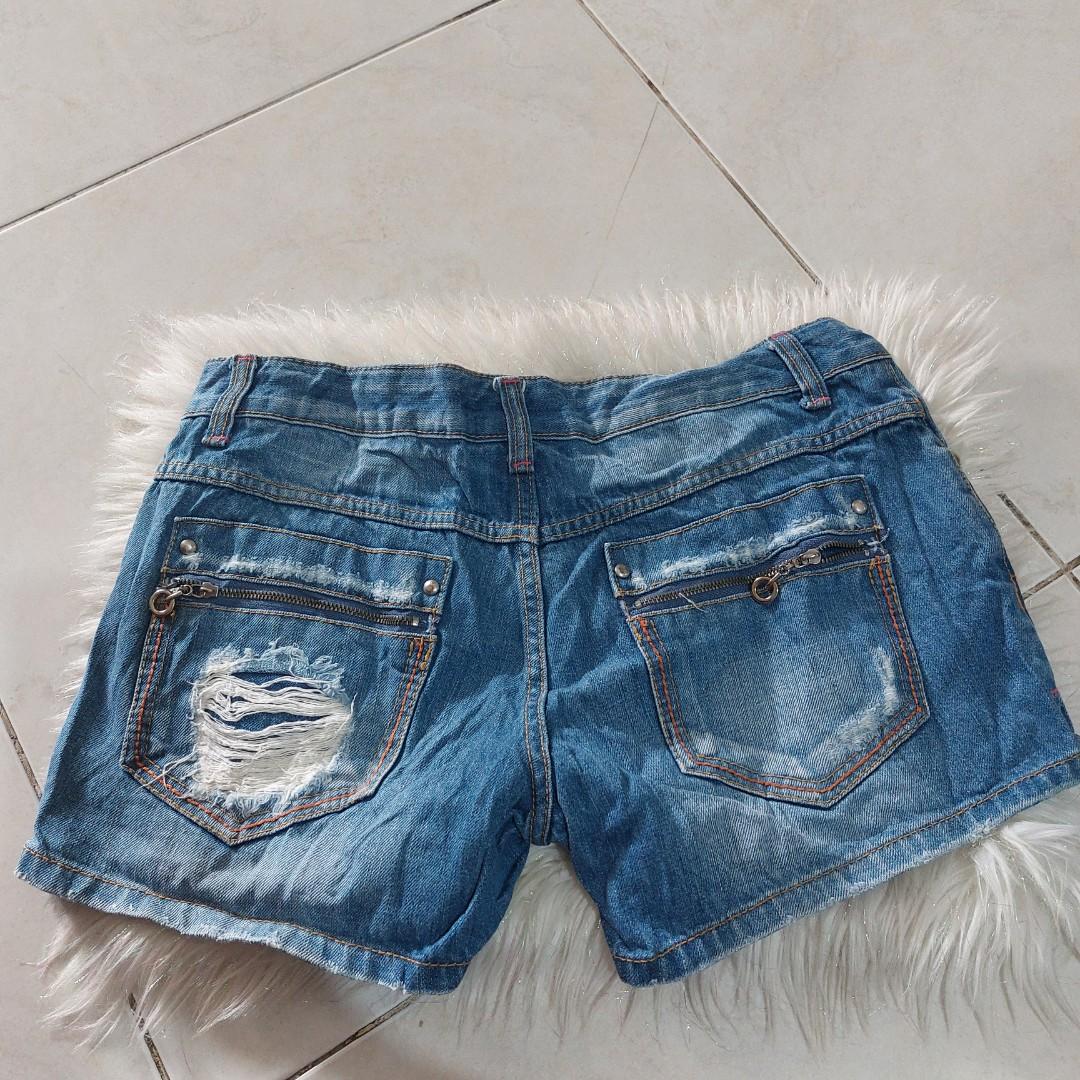 Hotpants with Jipper, Fesyen Wanita, Pakaian Wanita, Bawahan di Carousell