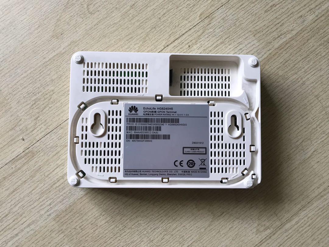 HUAWEI Echolife HG8240H5 optical network terminal , Computers & Tech ...