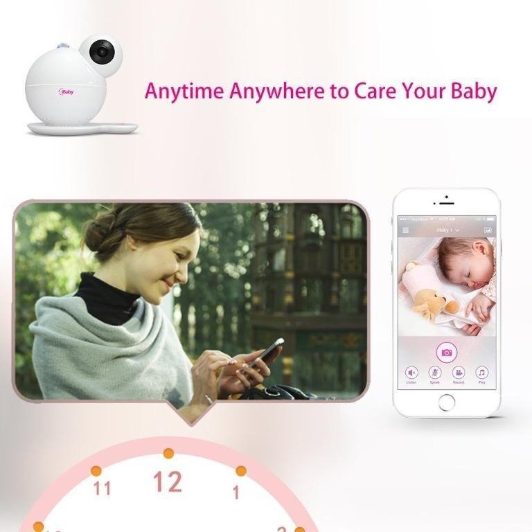iBaby Smart WiFi Baby Monitor, 1080P Full HD Camera, Temperature and ...