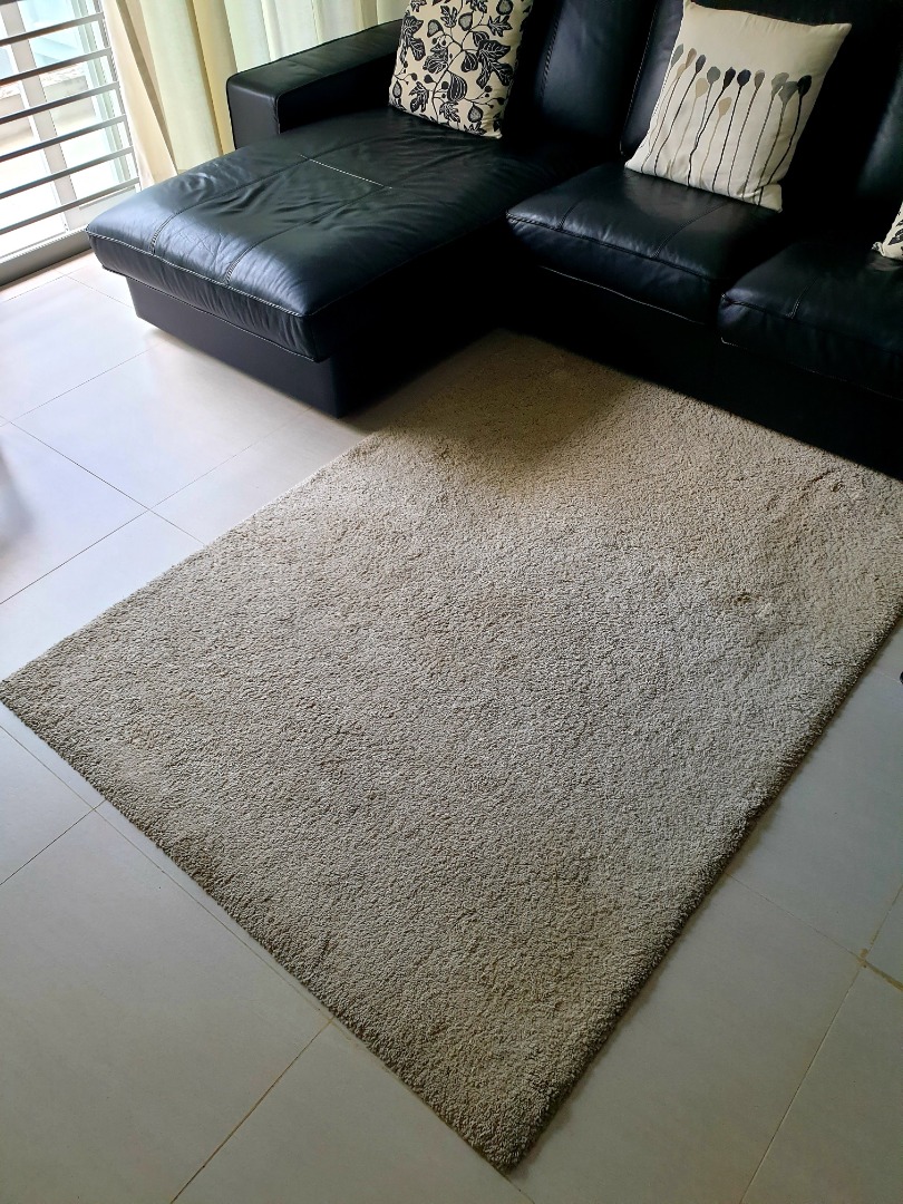 IKEA Rug STOENSE (Off White), Furniture & Home Living, Home Decor ...