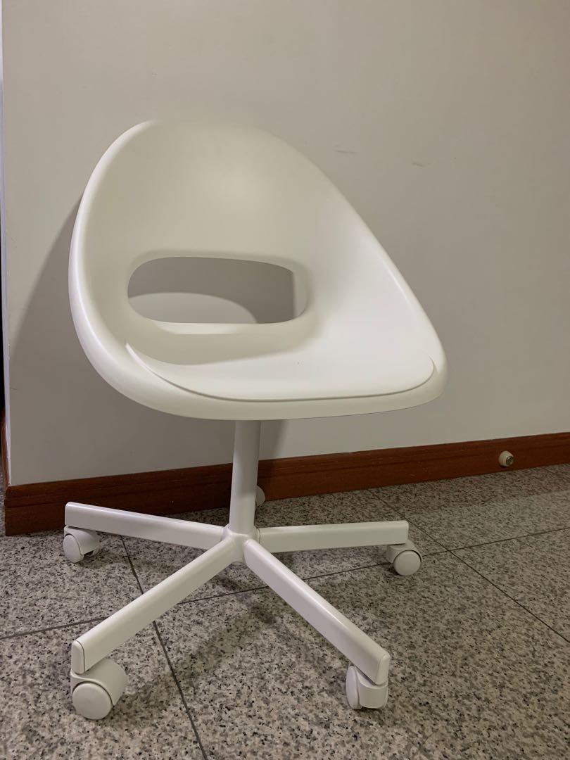 IKEA white office Chair, Furniture & Home Living, Furniture, Chairs on ...