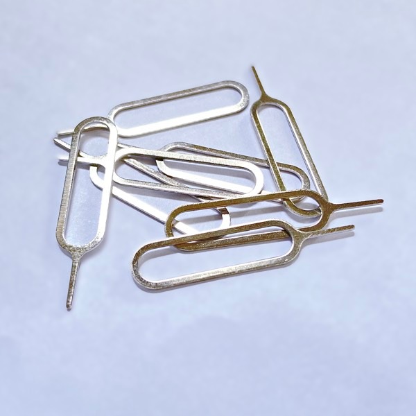 iPhone SIM card pin Tray eject pin, Mobile Phones & Gadgets, Mobile ...