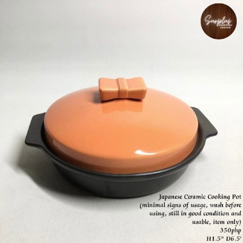 Japanese Ceramic Cooking Pot, Furniture & Home Living, Kitchenware ...