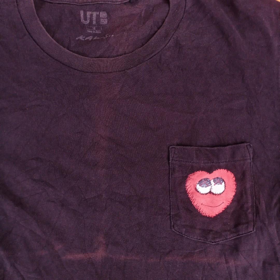 Kaws heart, Men's Fashion, Tops & Sets, Tshirts & Polo Shirts on Carousell
