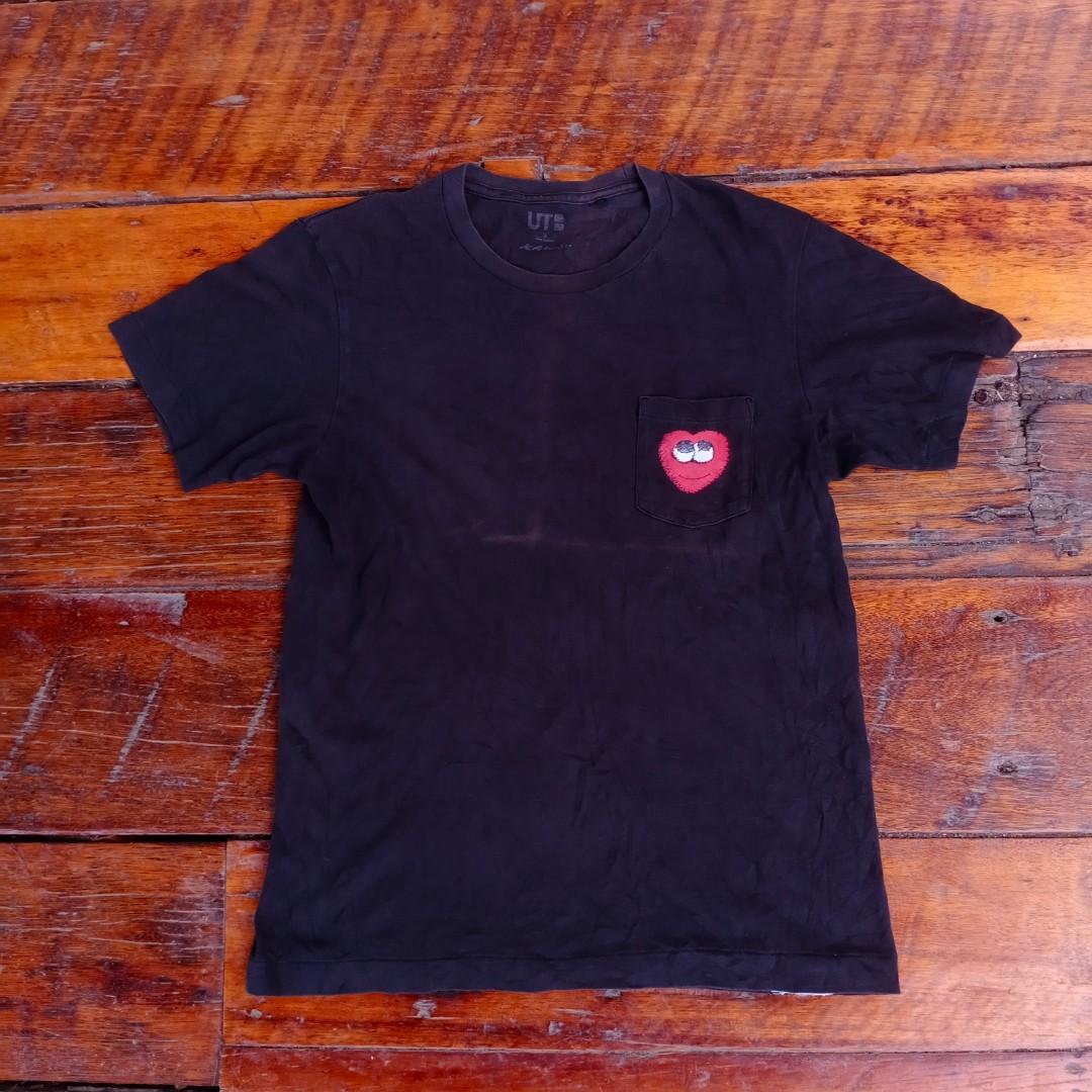 Kaws heart, Men's Fashion, Tops & Sets, Tshirts & Polo Shirts on Carousell