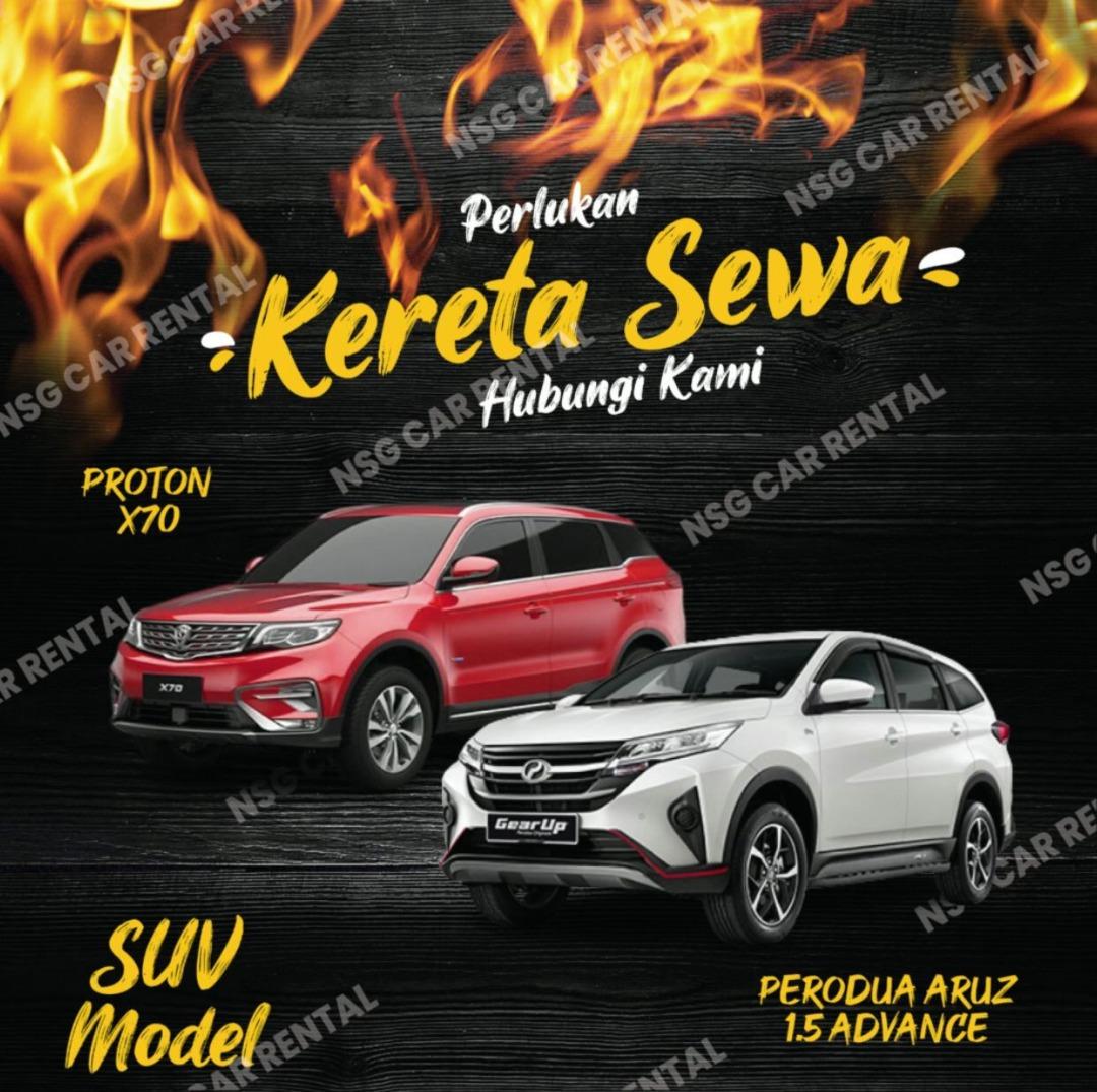 KERETA SEWA SUV MODEL, Cars, Vehicle Rentals on Carousell