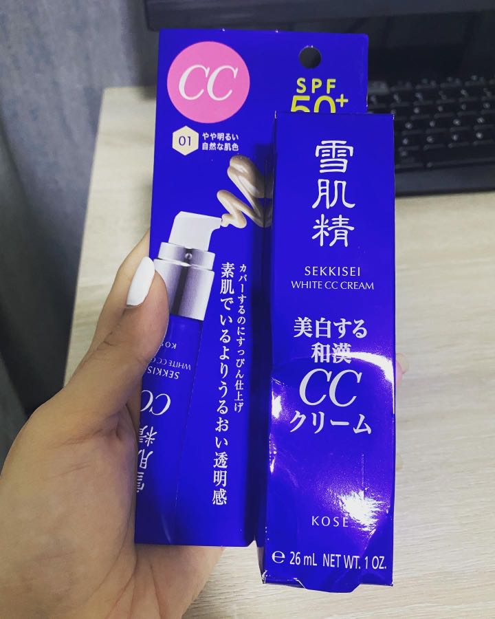 KOSE SEKKISEI WHITE CC CREAM, Beauty & Personal Care, Face, Makeup on Carousell