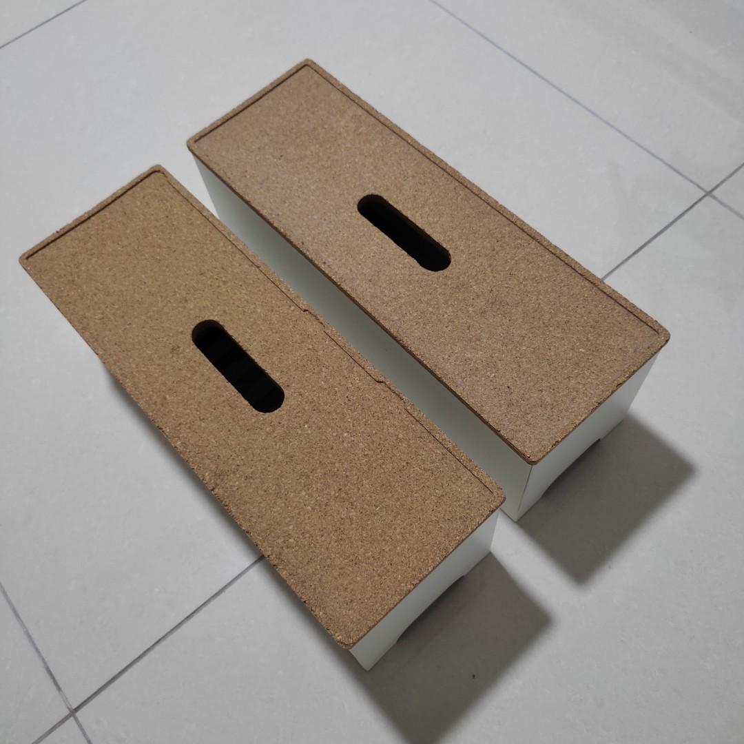 Kvissle Cable management box, Furniture & Home Living, Home Improvement ...
