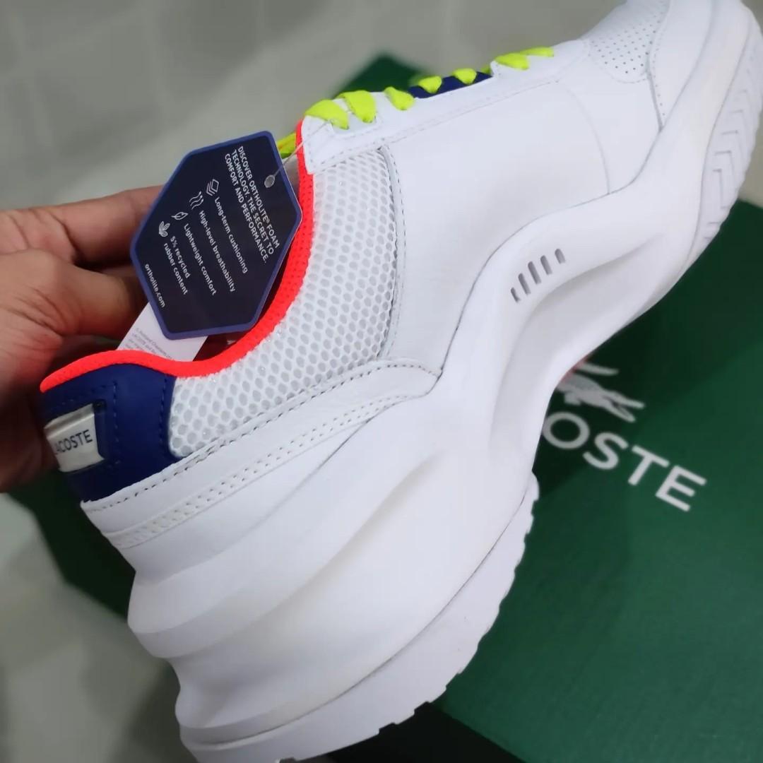 Lacoste Neon, Women's Fashion, Footwear, Sneakers on Carousell