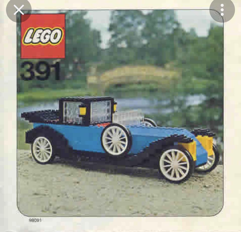 lego 391 Renault vintage car, Hobbies & Toys, Toys & Games on Carousell