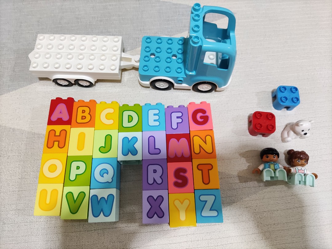 Lego duplo alphabet truck building kit, Babies & Kids, Infant Playtime ...