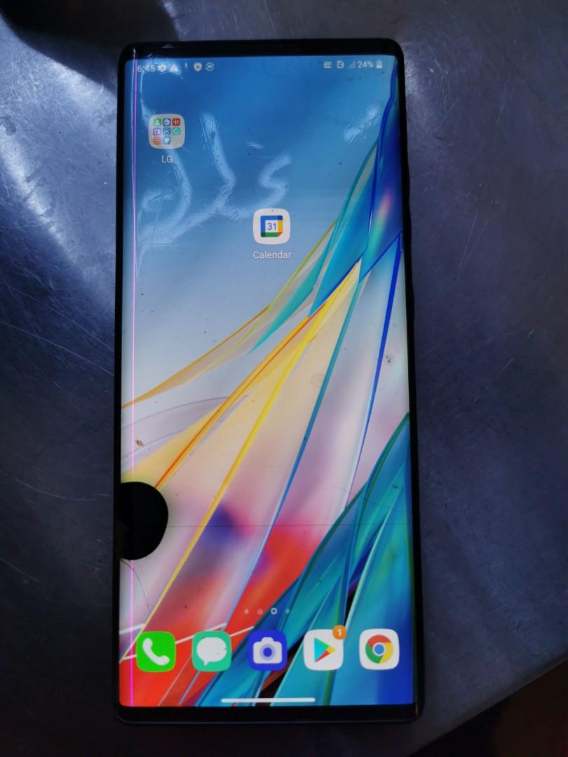 LG Wing screen crack, Mobile Phones & Gadgets, Mobile Phones, Android ...