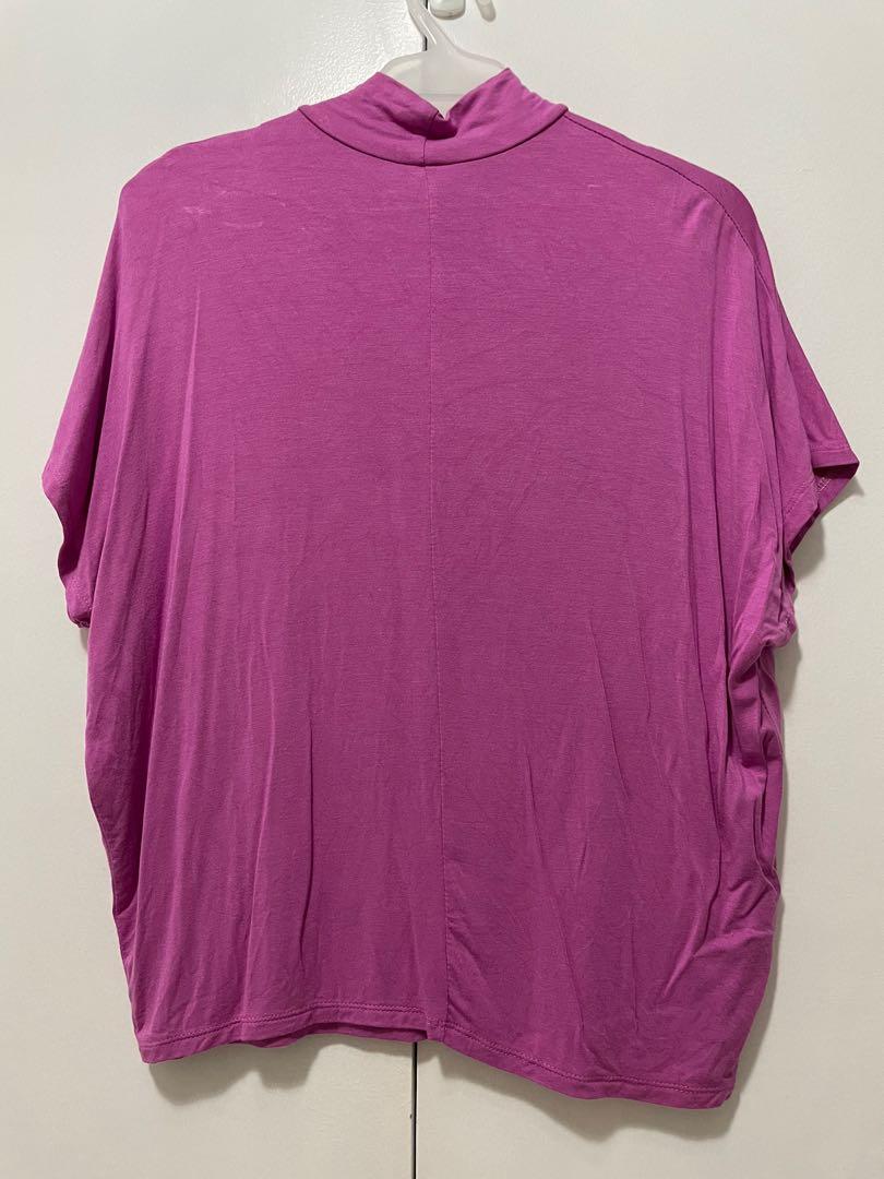 Lilac turtle neck batwing, Women's Fashion, Tops, Blouses on Carousell