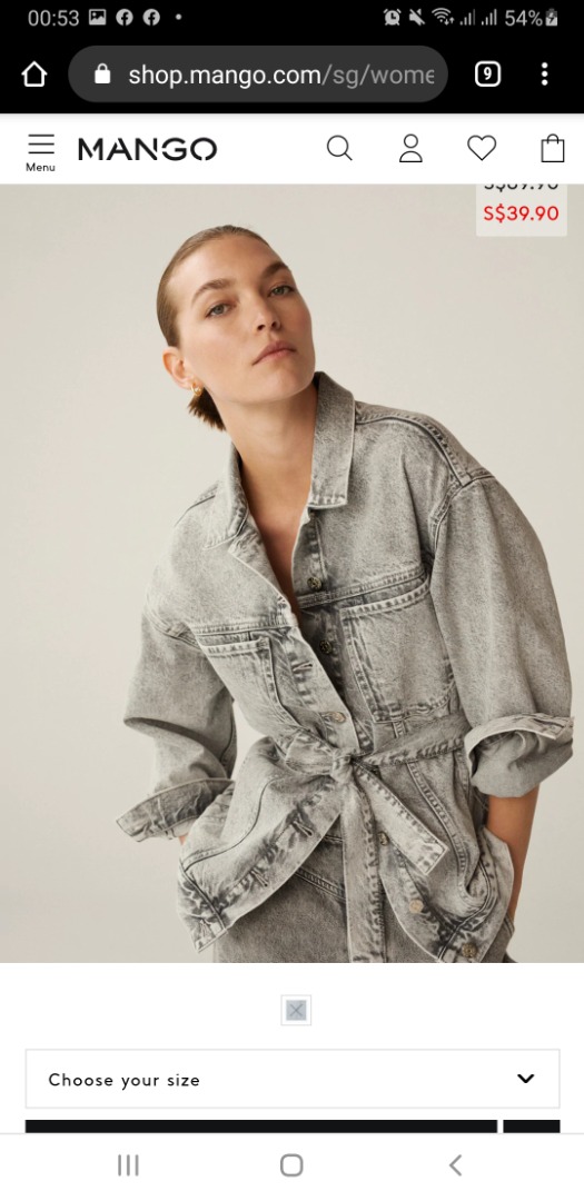 Mango Jacket, Women's Fashion, Coats, Jackets and Outerwear on Carousell