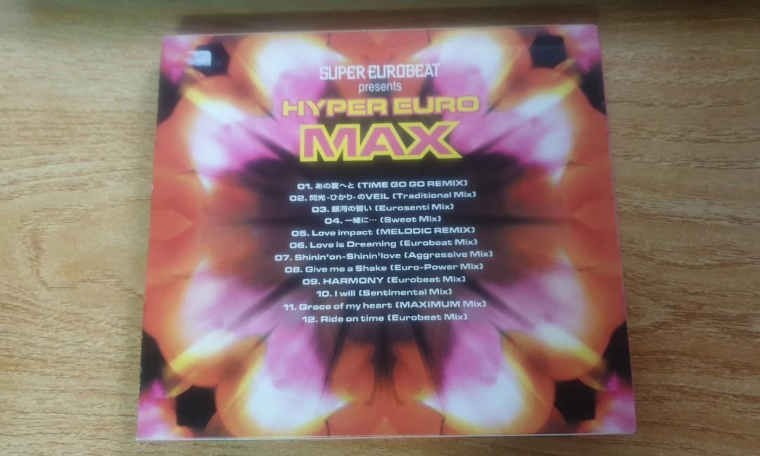 MAX Hyper Euro Max, Hobbies & Toys, Music & Media, CDs & DVDs on Carousell