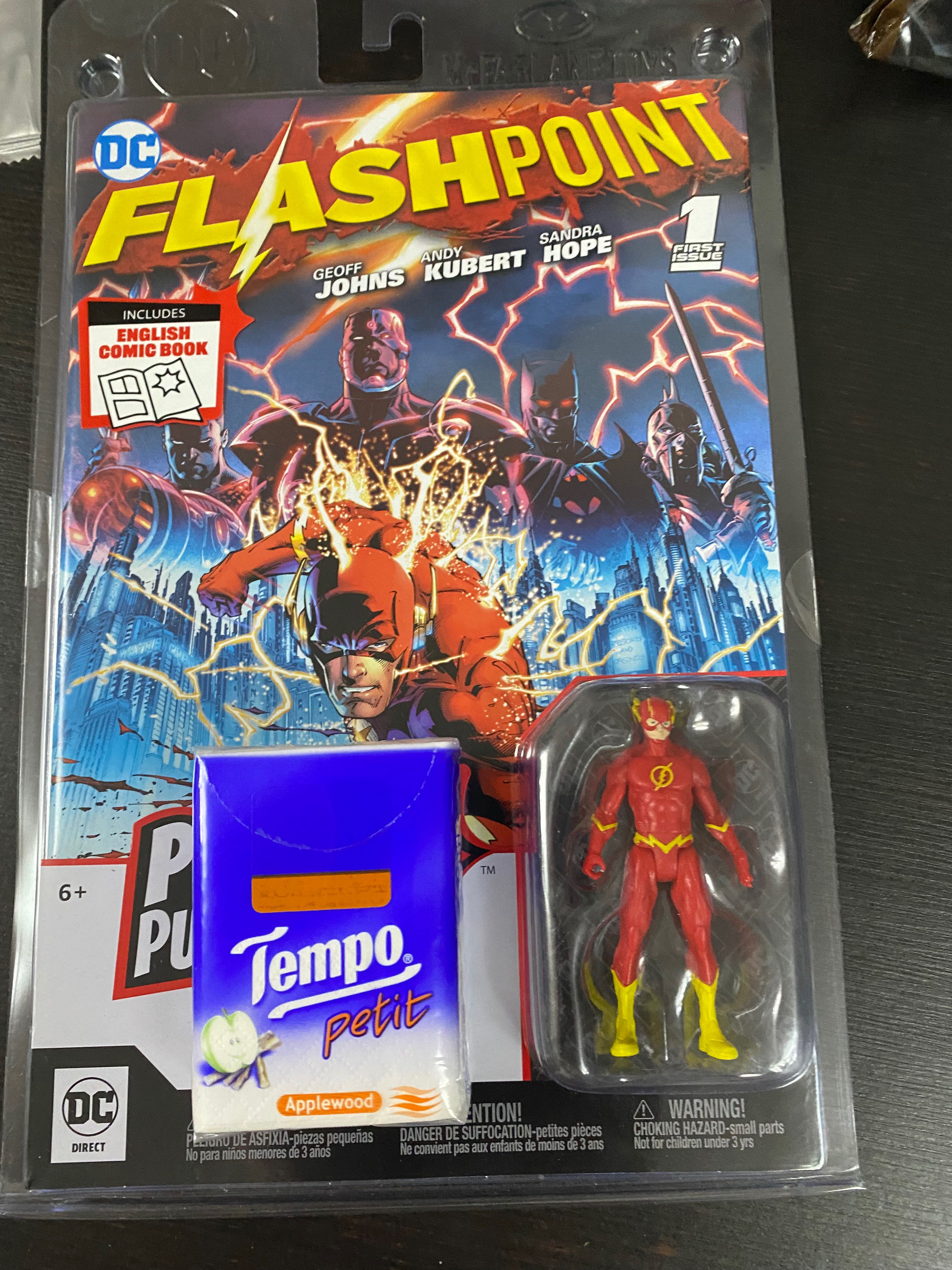 Mcfarlane dc flash comic book page punchers, 興趣及遊戲, 玩具 & 遊戲類 - Carousell