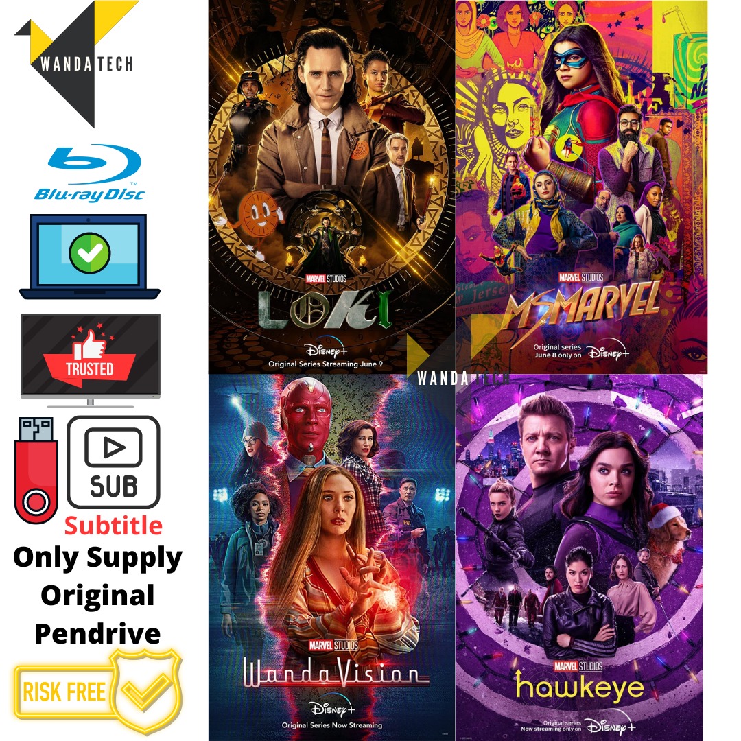 MCU series BluRay UHD (Original Pendrive), Hobbies & Toys, Music ...